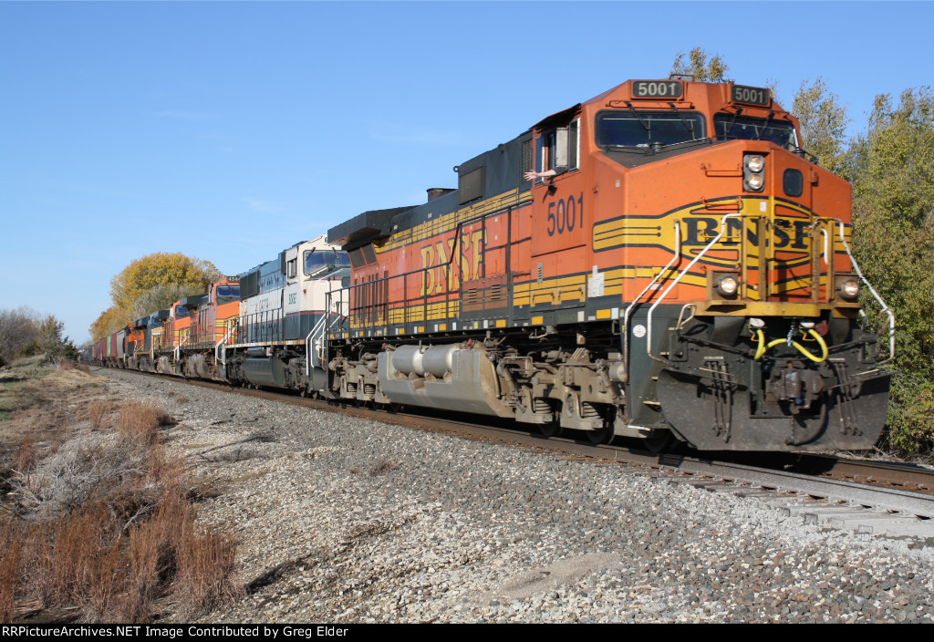 High five from BNSF 5001
